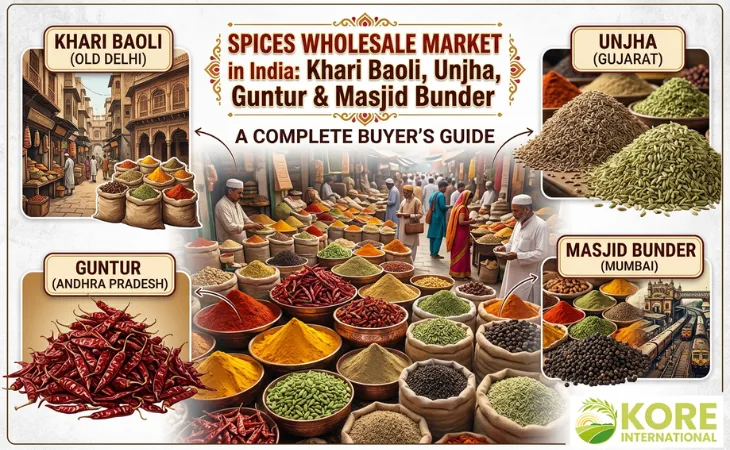Spices Wholesale Market in India - Top 4 Markets Explained (2025 Guide)
